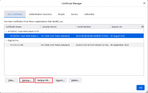 How to Export Code Signing Certificate From Firefox