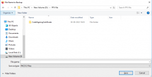 How to Export Code Signing Certificate From Firefox