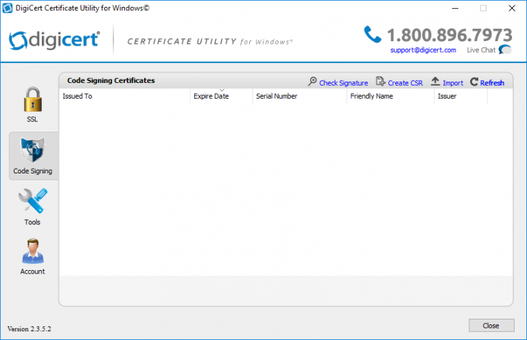 Export Code Signing Pfx Certificate With The Digicert Utility Tool