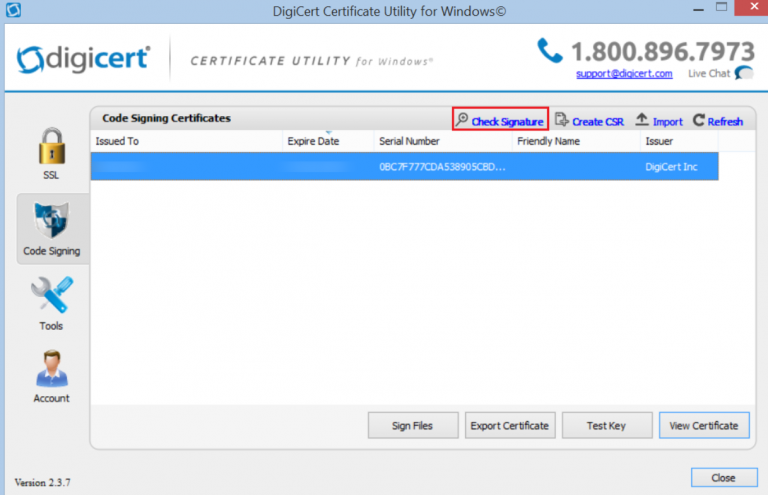 How To Sign Winqual.exe file Using DigiCert Certificate Utility Tool?