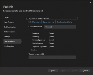 How to Digitally Sign an Executable in Visual Studio 2022?