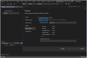 SignTool Error: “No Certificates Were Found That Met All Criteria”