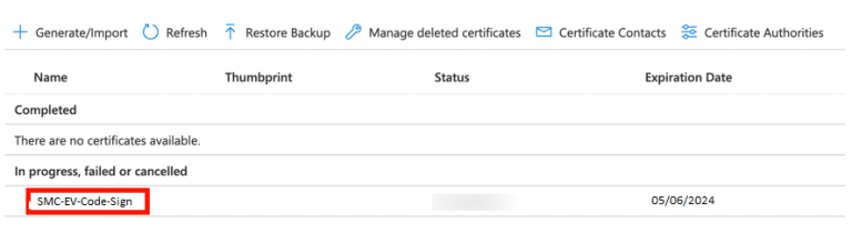 Code Sign With Azure DevOps Using a Code Signing Certificate