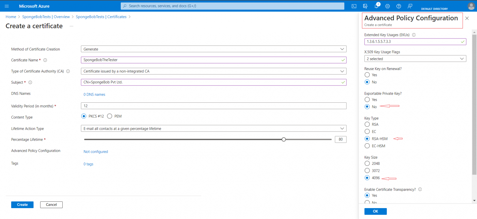 How To Generate Csr And Import Code Signing Cert In Azure Keyvault