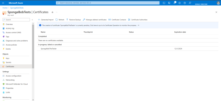 How To Generate Csr And Import Code Signing Cert In Azure Keyvault