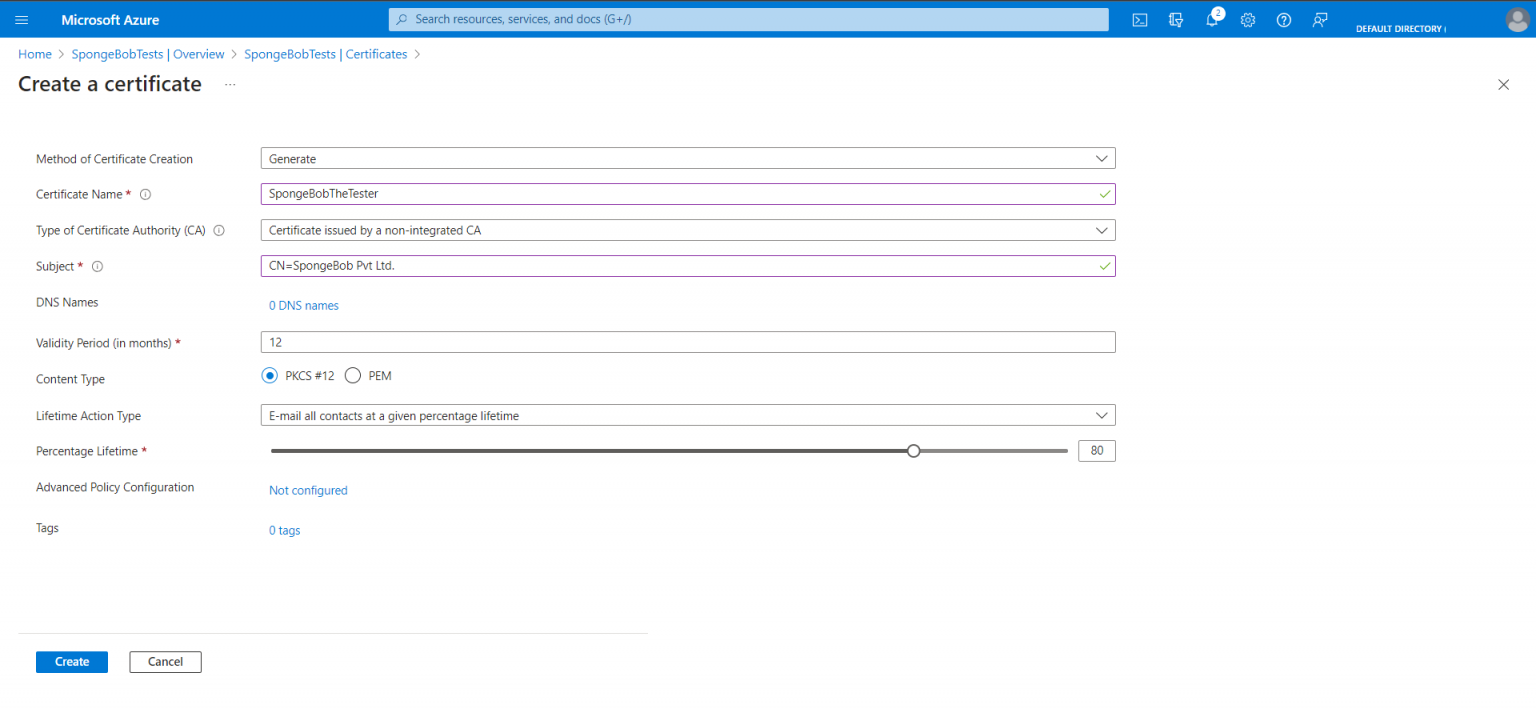 How to Generate CSR & Import Code Signing Cert in Azure KeyVault?