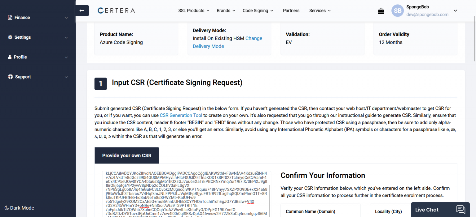 How to Generate CSR & Import Code Signing Cert in Azure KeyVault?