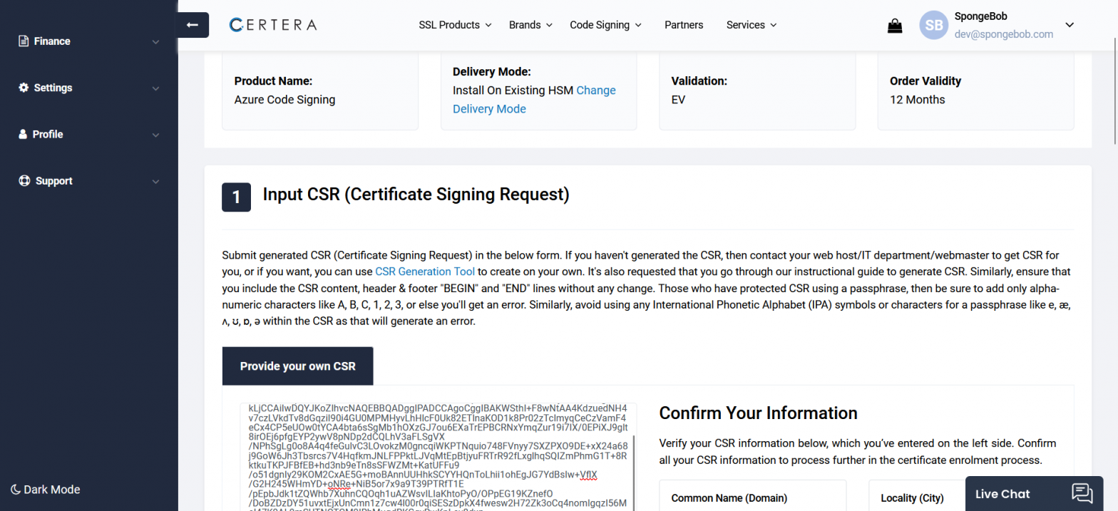 How to Generate CSR & Import Code Signing Cert in Azure KeyVault?